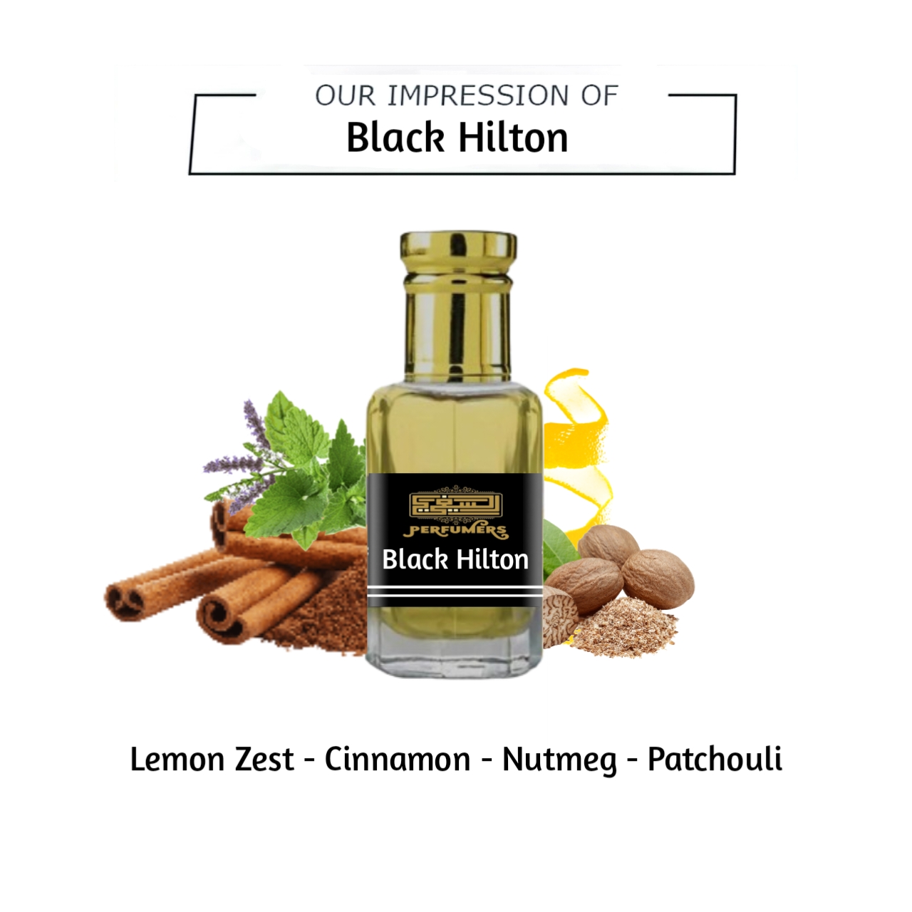 Black Hilton Attar – Bold & Luxurious Long Lasting Perfume for Men ...