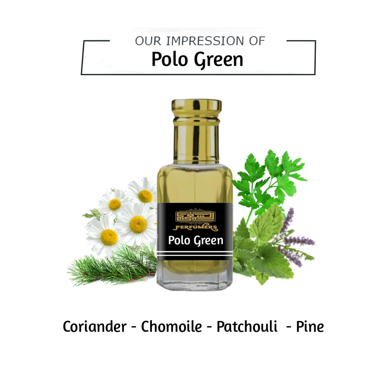 Polo Green Attar – Classic Woody & Herbal Concentrated Perfume for Men ...