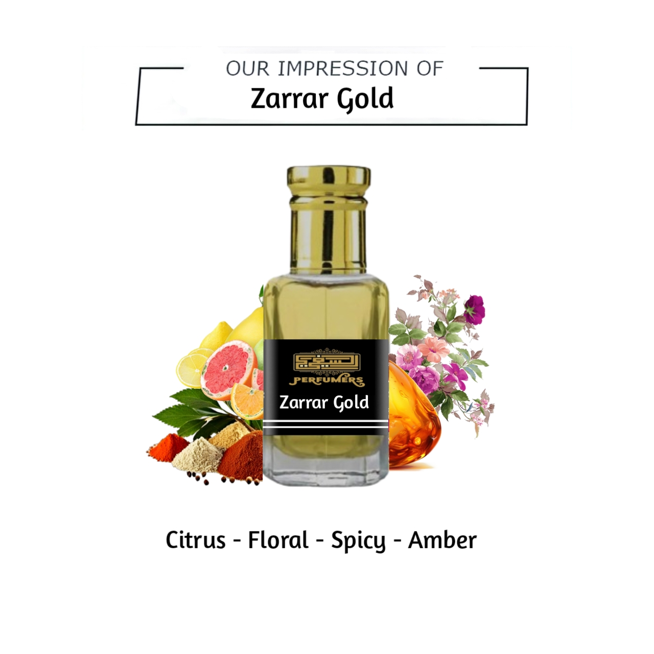 Zarrar Gold Attar – Luxury Concentrated Perfume for Men | Long-Lasting ...