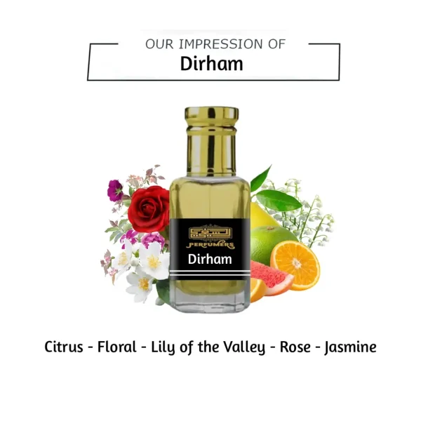 Dirham – Classic Arabic Concentrated Perfume Attar | Fresh Citrus ...