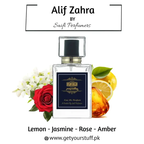 Alif Zahra Perfume by Saifi Perfumers – Long-Lasting Floral, Powdery ...