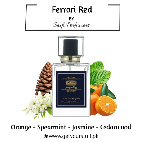 Ferrari Red Perfume by Saifi Perfumers | Bold Spicy Citrus Fragrance ...