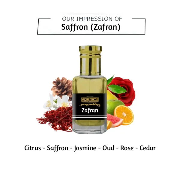 Saffron (Zafran) Attar – Rich & Exotic Saffron Concentrated Perfume ...