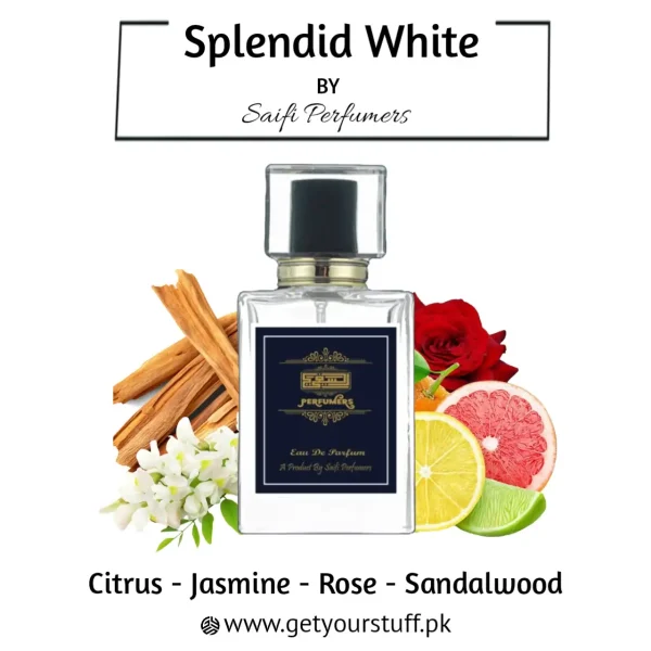 Splendid White Perfume by Saifi Perfumers – Long-Lasting Fresh, Floral ...