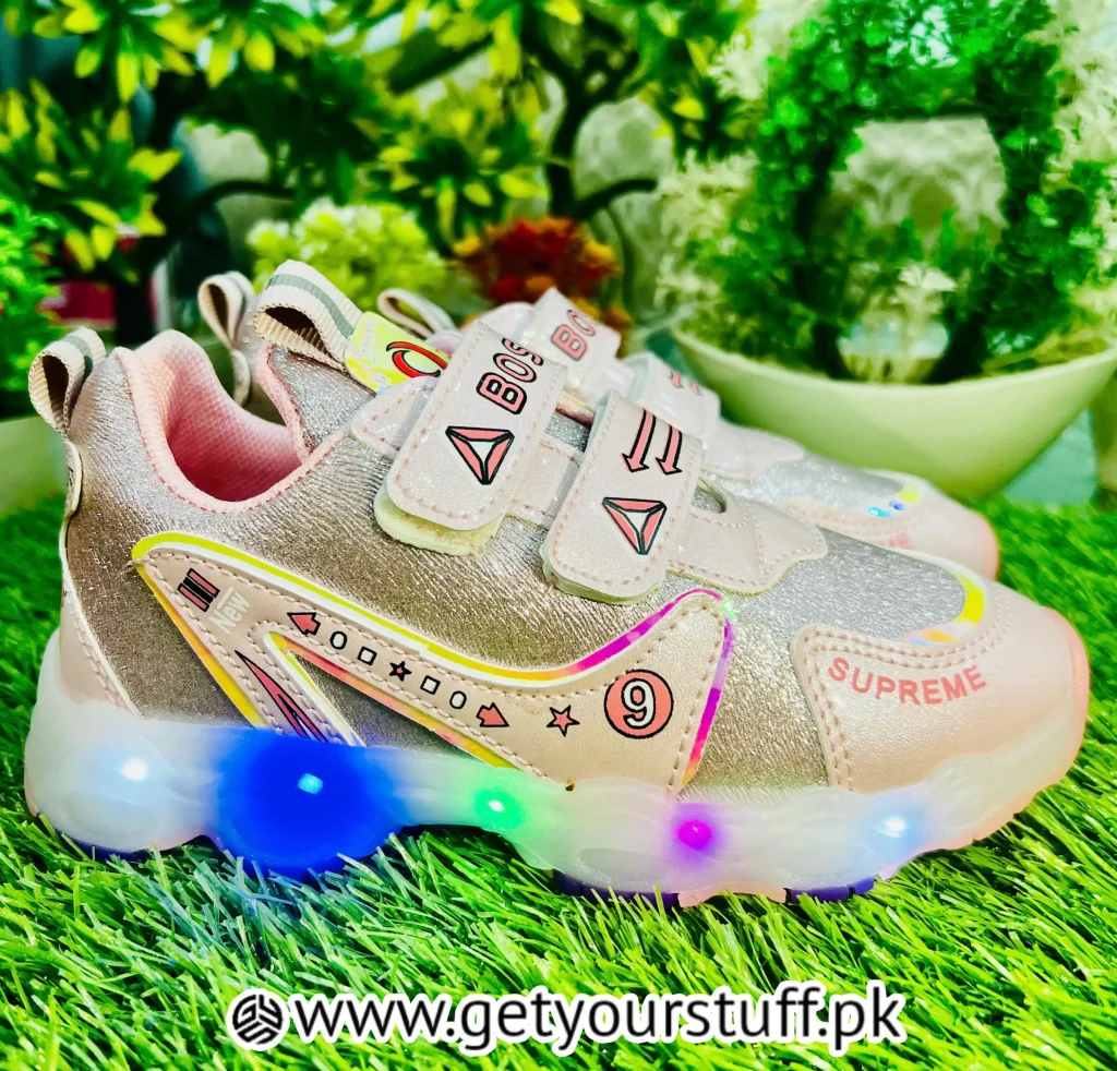 Article # 612 , Bossis B9S , Golden Pink Shoes - Get Your Stuff