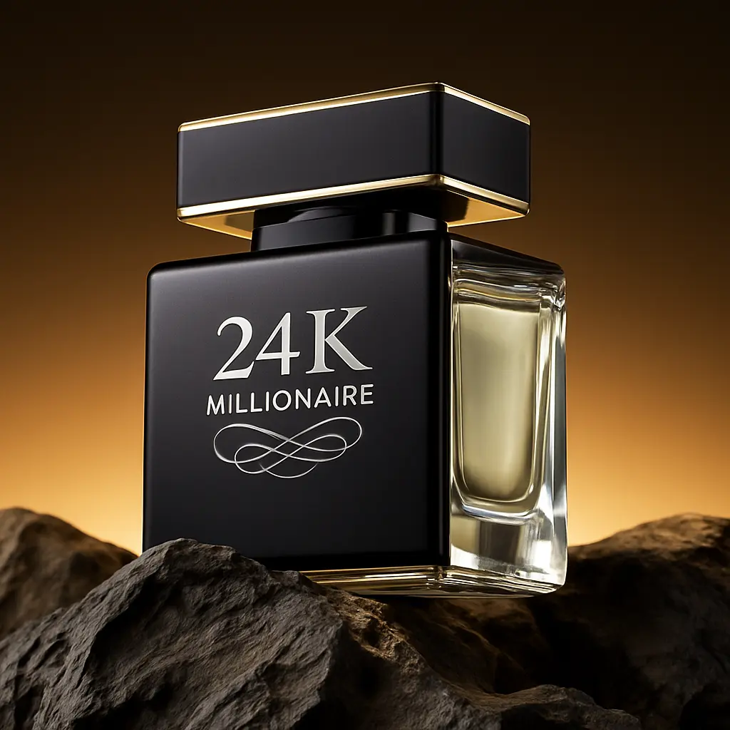 24K Millionaire Black Perfume – Bold, Luxurious Scent with Gold Flakes ...